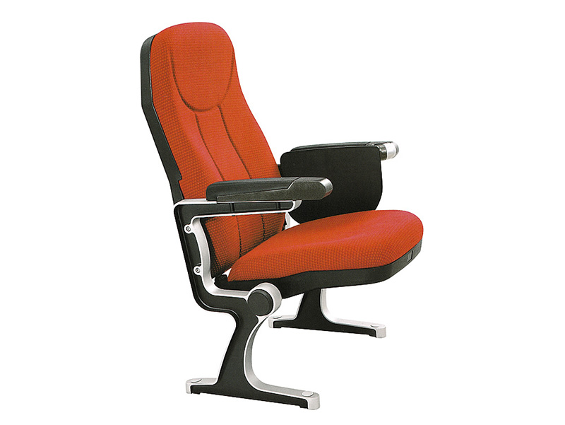 Red color meeting seminar hall pulpit lecture room chair armrests ...